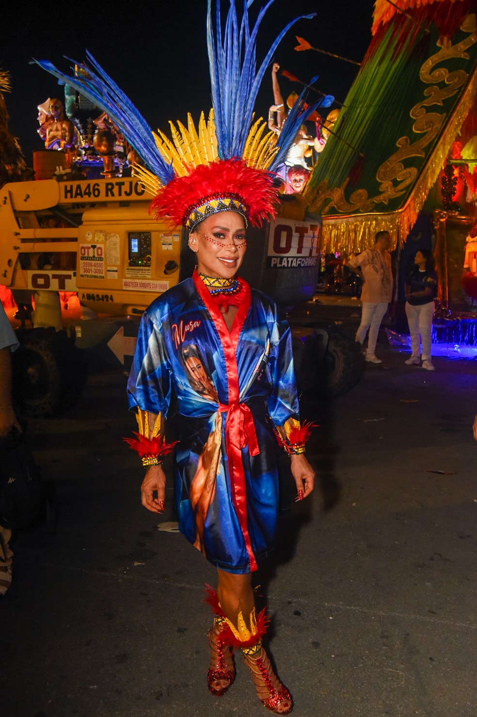 Após quatro anos fora dos desfiles, Fabi Frota retorna ao Carnaval de SP
