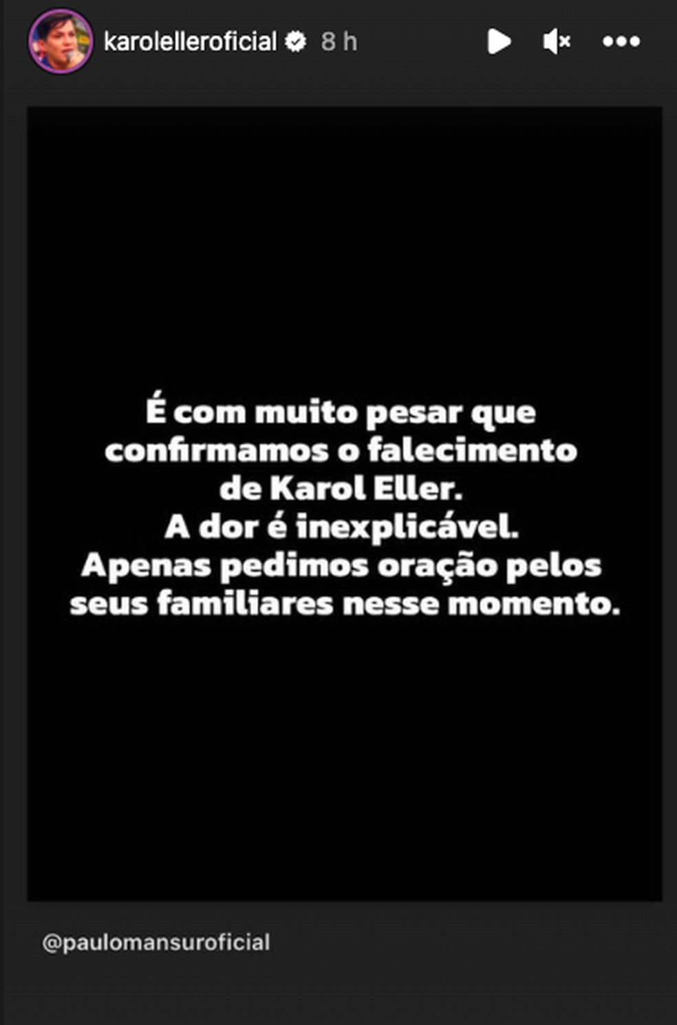 Influenciadora Karol Eller morre aos 36 anos, um mês após anunciar ...