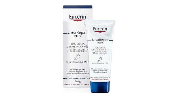 Creme de ureia hidrata e restaura a pele dos pés e do corpo; lista