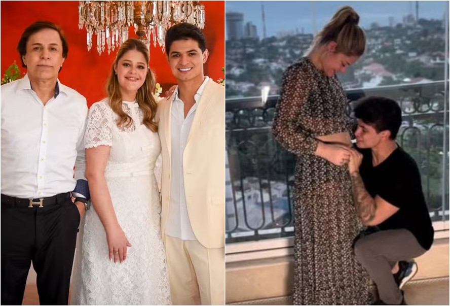 Grávida, filha de Tom Cavalcante dá spoiler de nome de bebê com sertanejo: 'Homenagem ao meu pai'