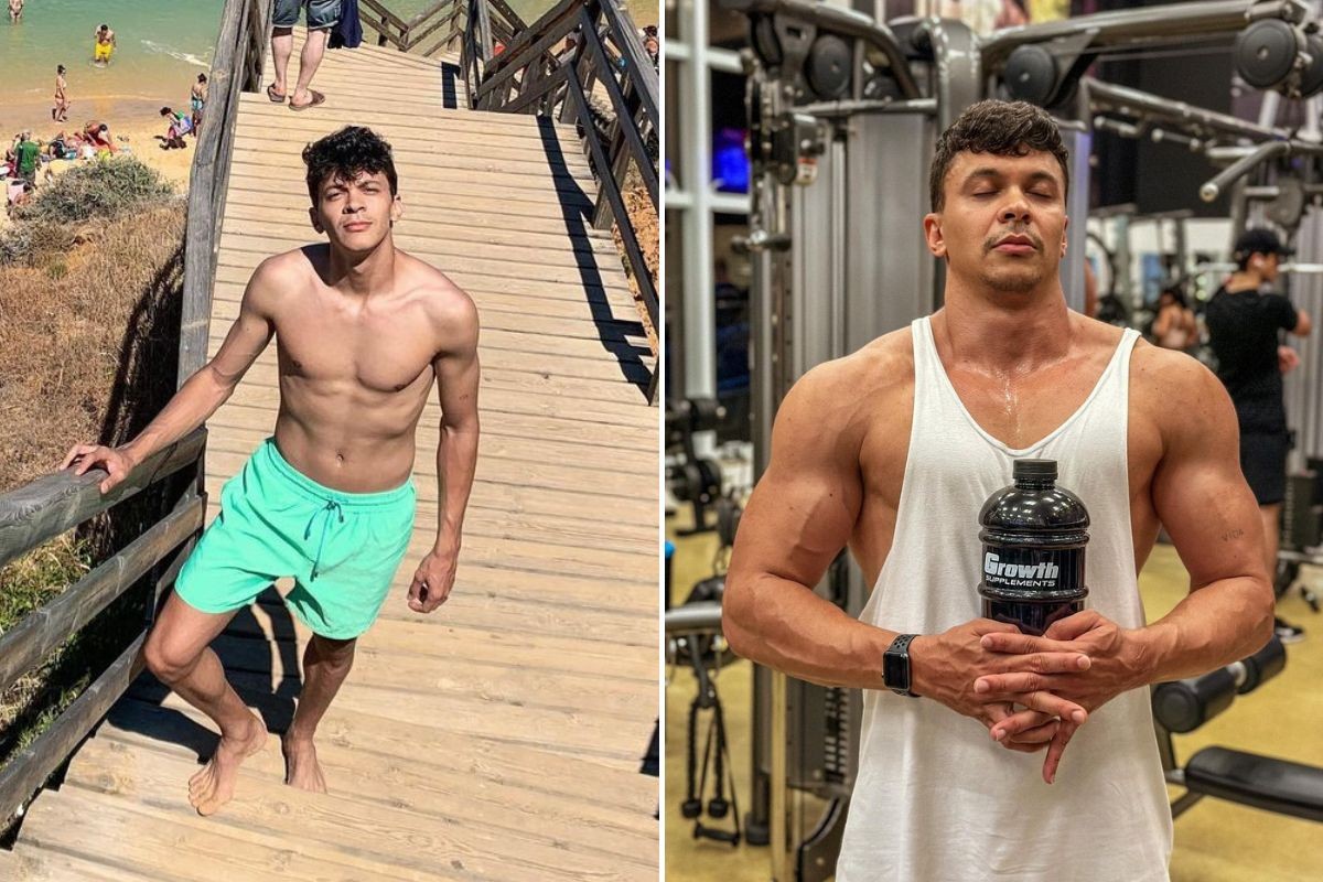 Júlio Cocielo choca internautas com músculos definidos; veja a evolução