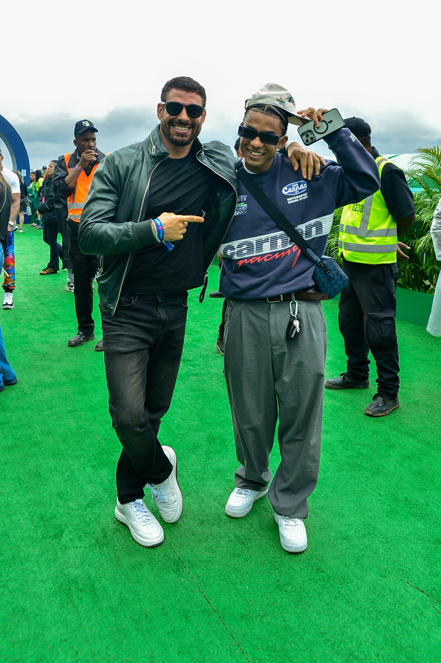 Ex-casais famosos se encontram no GP de F1, em Interlagos