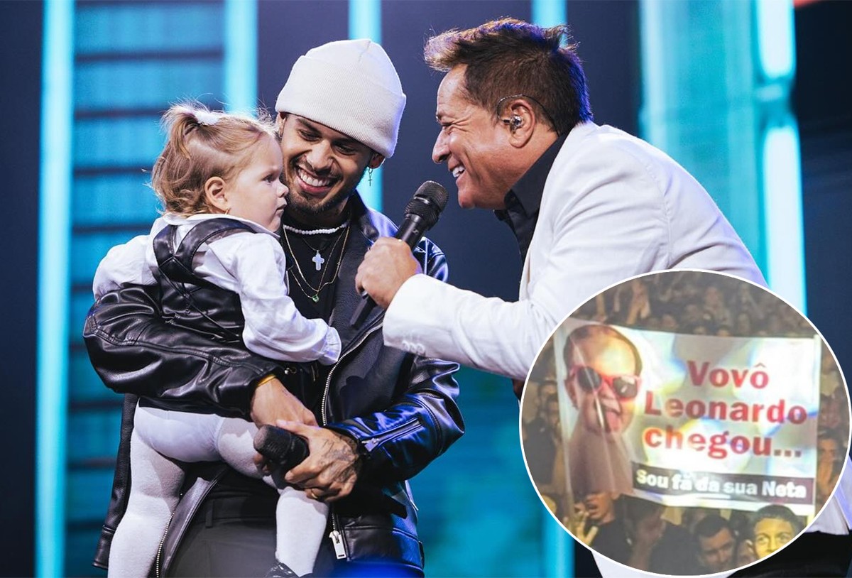 'FloFlo estourada': Fãs homenageiam Maria Flor em show de Leonardo