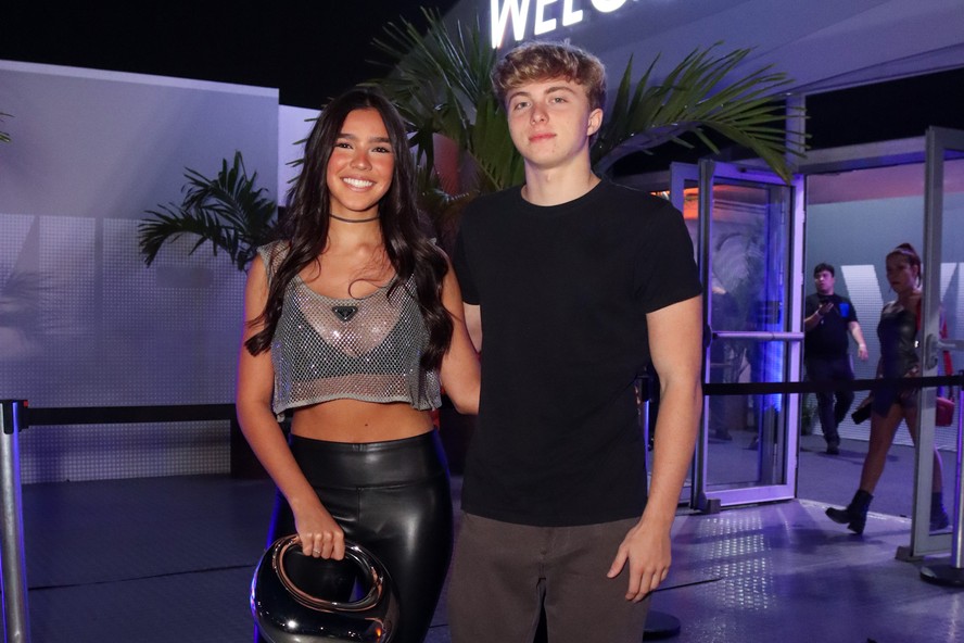 Nora de Angélica, Duda Guerra viaja para encontrar Benício Huck nos EUA