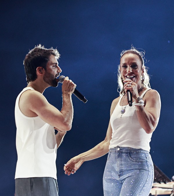 Ivete Sangalo recebe famosos no show 'Ivete Clareou', em São Paulo; vídeos