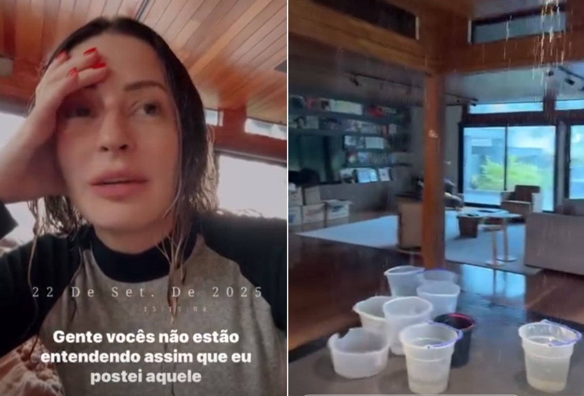 Água invade casa da influenciadora Tamy Contro após temporal em SP