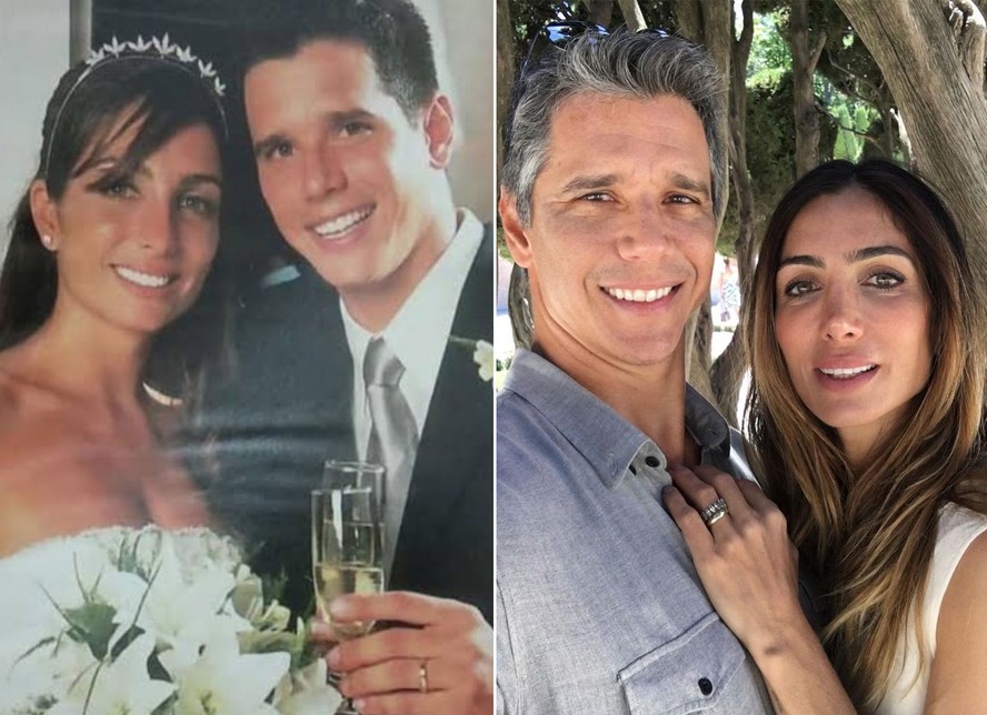 Márcio Garcia comemora 20 anos de casamento com Andrea Santa Rosa