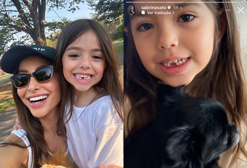 Sabrina Sato conta e exibe novidade no sorriso de Zoe; confira