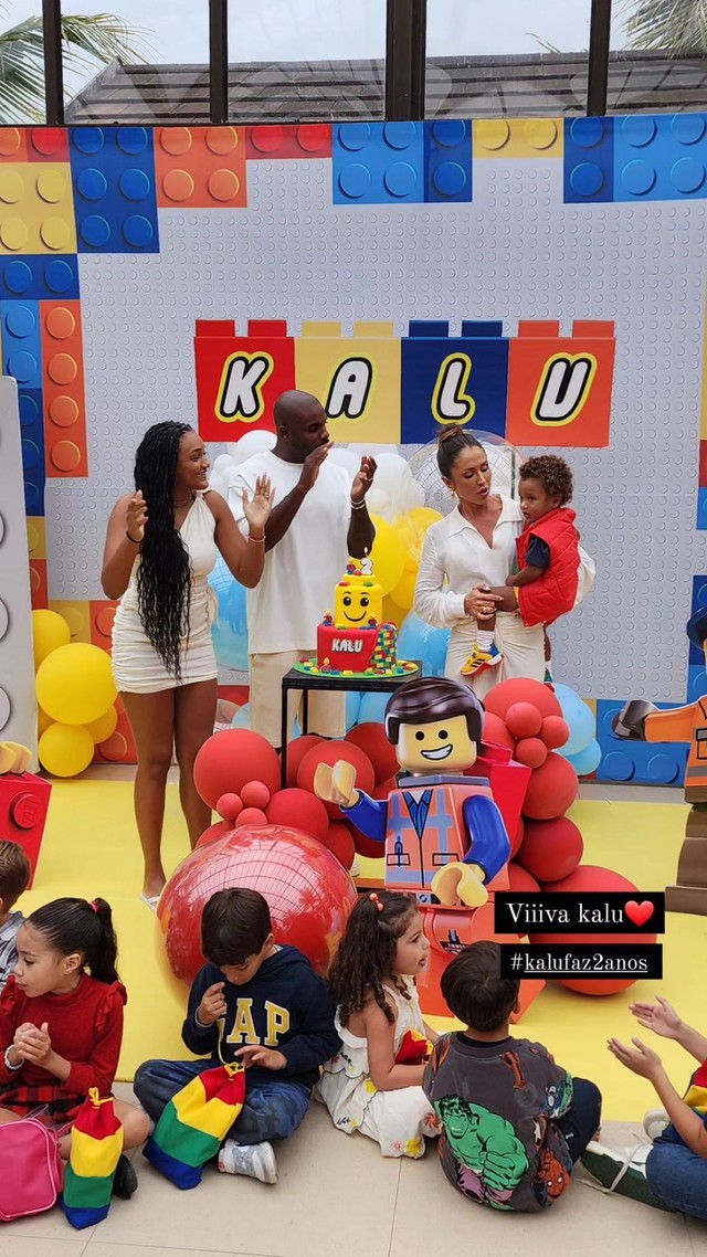 Rafael Zulu e Aline Becker comemoram aniversário do filho um dia após ...