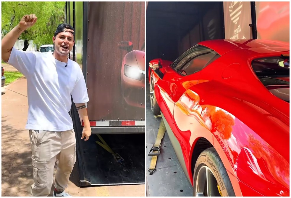 Influenciador Rezende compra Ferrari de R$ 4,5 milhões: 'É um sonho'