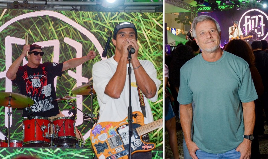 Marcello Novaes prestigia filhos, Diogo e Pedro Novaes, em show da ...