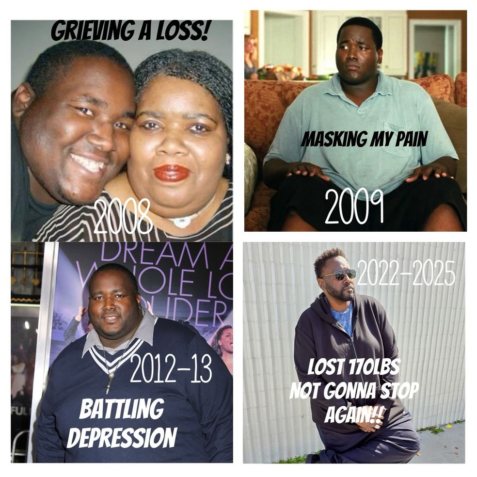 Quinton Aaron, que atuou ao lado de Sandra Bullock, perde 90 kg sem ...