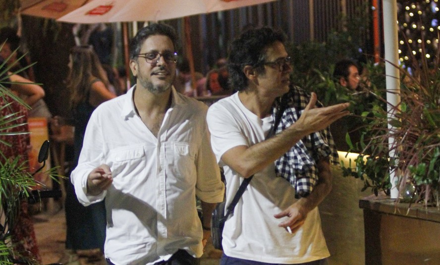 Com peça em cartaz, Lucio Mauro Filho e Bruno Mazzeo jantam juntos no ...