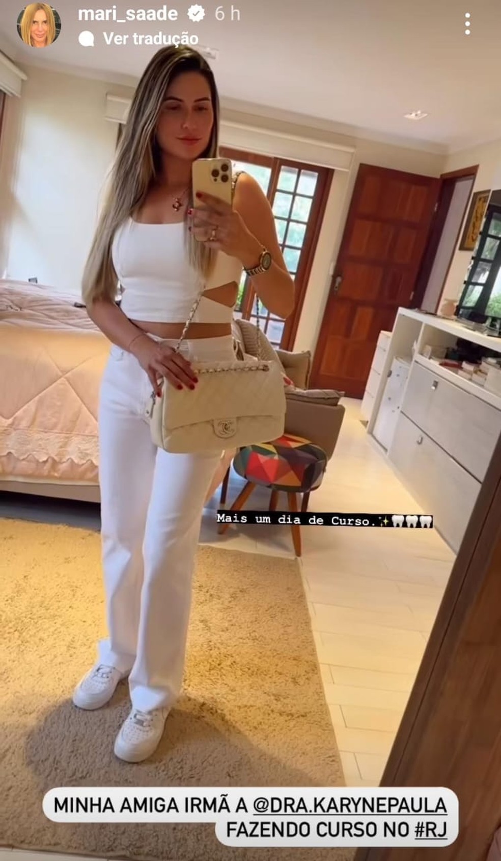 Mari Saade, esposa de Stênio Garcia, comenta vazamento de prints de ...