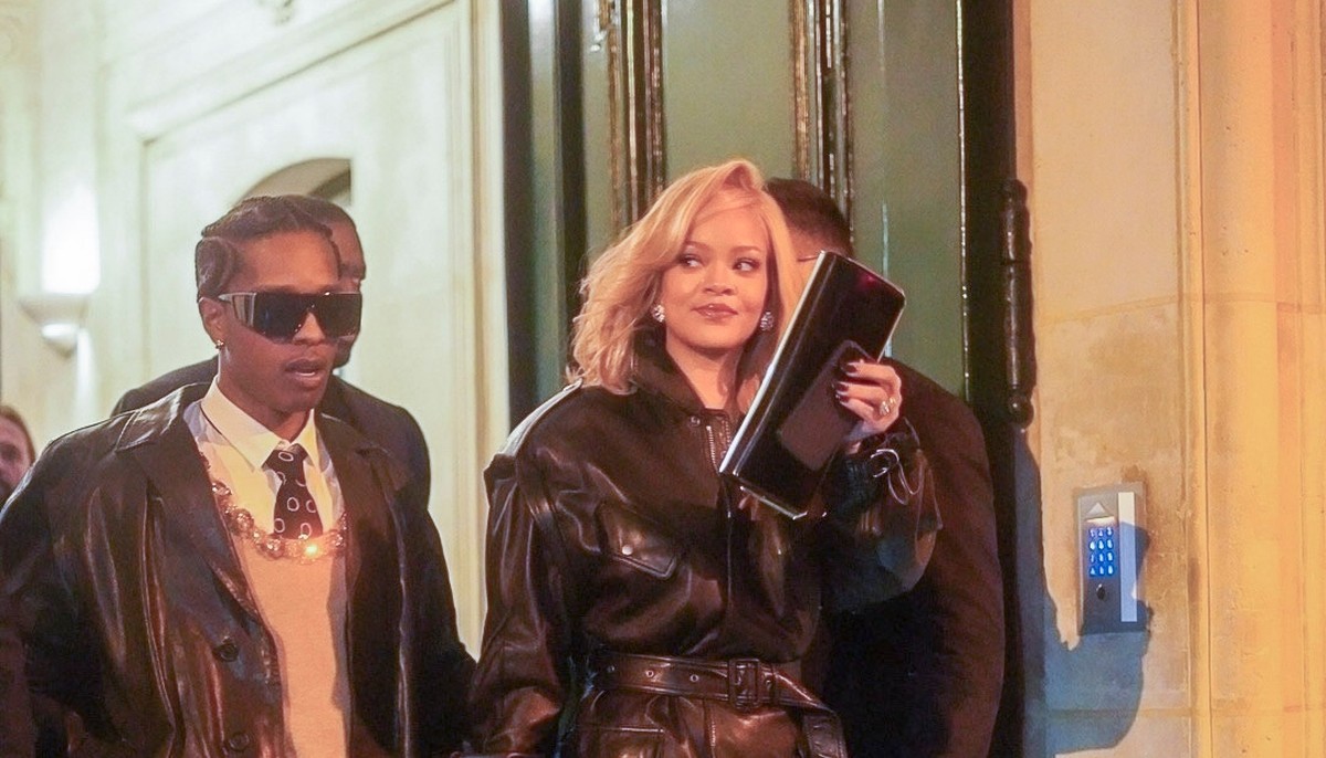 Rihanna e A$AP Rocky se reúnem com o presidente da França Emmanuel Macron