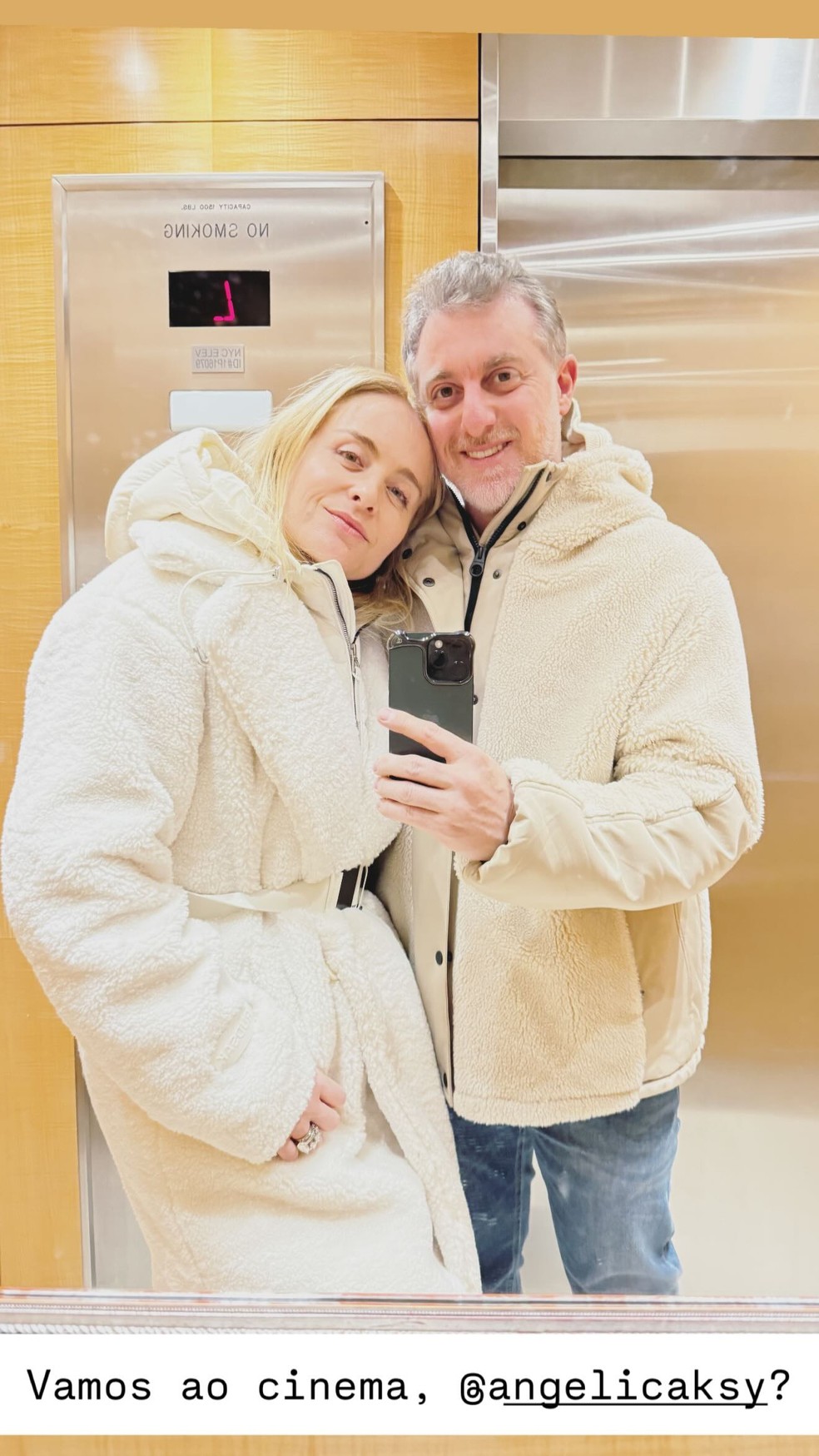 Angélica e Huck encaram cinema lotado em NY para assistir a 'Ainda ...