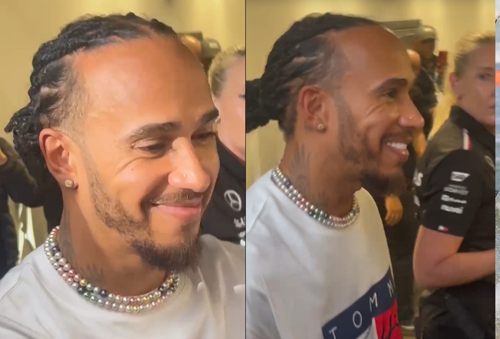 Hamilton deixa GP de São Paulo sorridente e chamado de 'Luiz' em coro ...