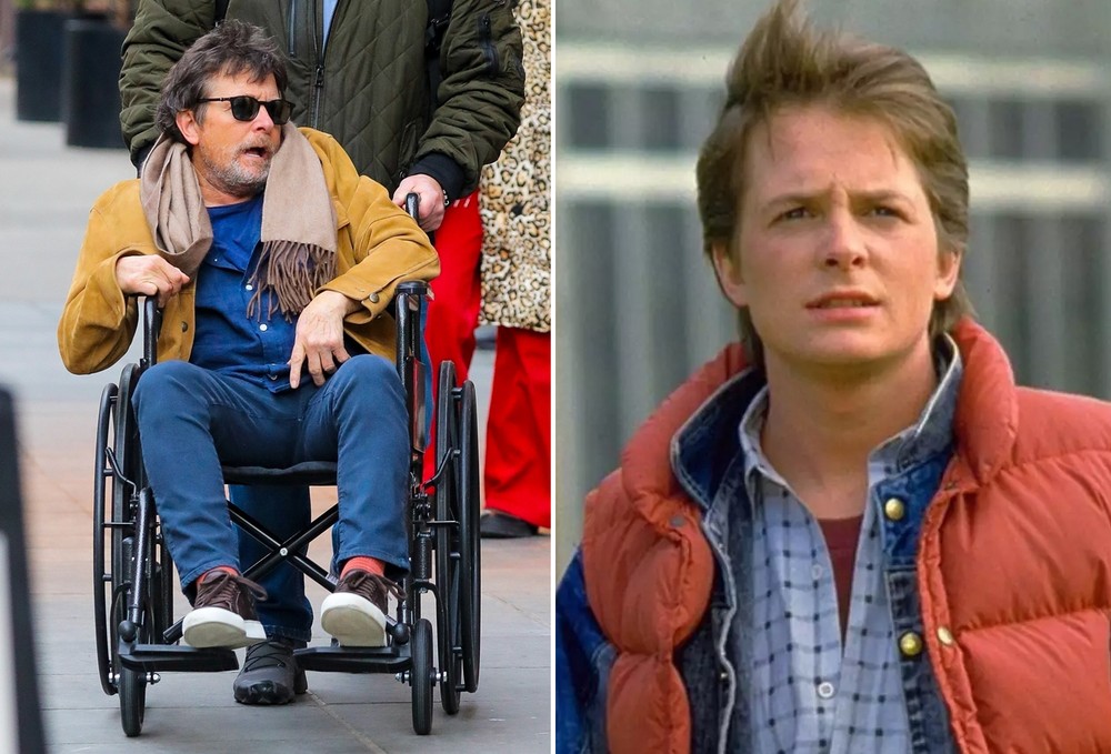 Em cadeira de rodas, Michael J. Fox, com Parkinson há mais de 30 anos ...