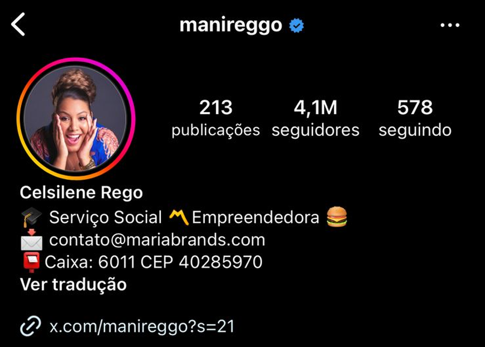 Mani Rêgo tira Davi do seu perfil e se manifesta em meio a rumores de ...