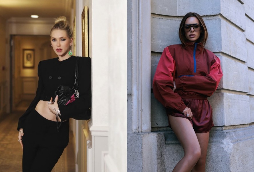 Virginia Fonseca e Bruna Biancardi jantam no mesmo restaurante em Paris