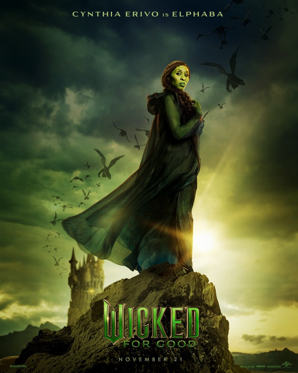 'Wicked Parte 2' ganha cartazes oficiais e vídeo de bastidores que ...