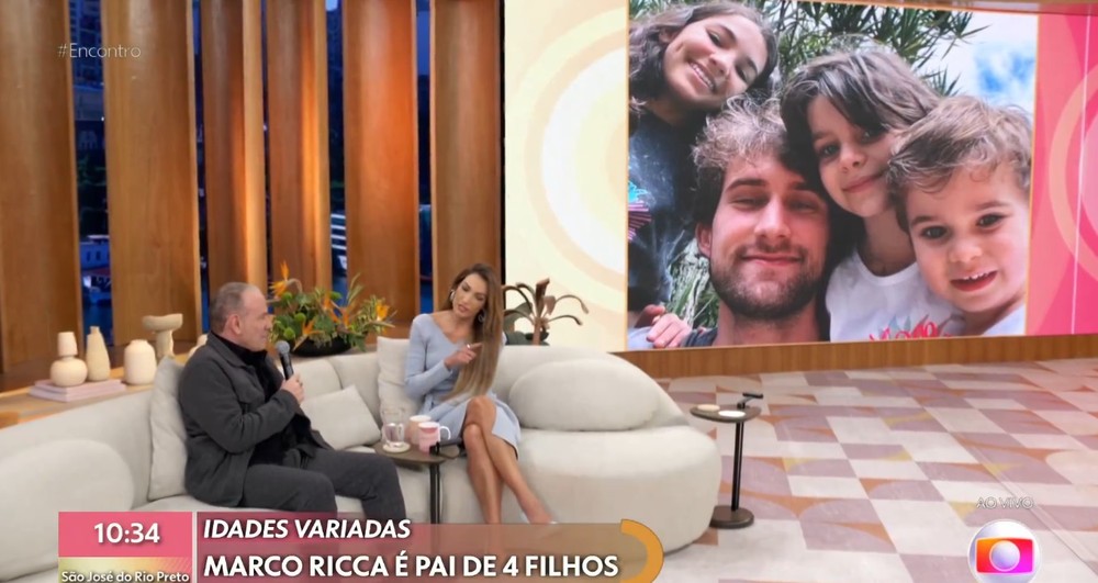 Marco Ricca surpreende público ao mostrar os quatro filhos