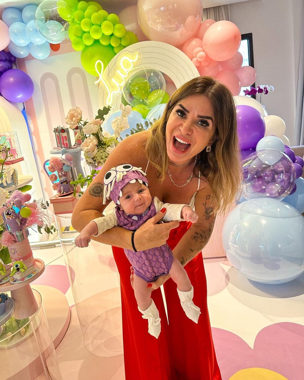 Viih Tube e Eliezer comemoram mesversário da filha, Lua Di Felice ...