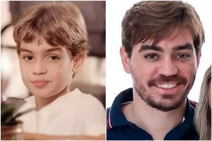 André Ricardo como Luizinho de 'História de Amor' (Globo, 1995) e com ...