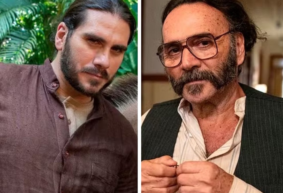 Almir Sater aparece irreconhecível em caracterização para 'Renascer'; veja