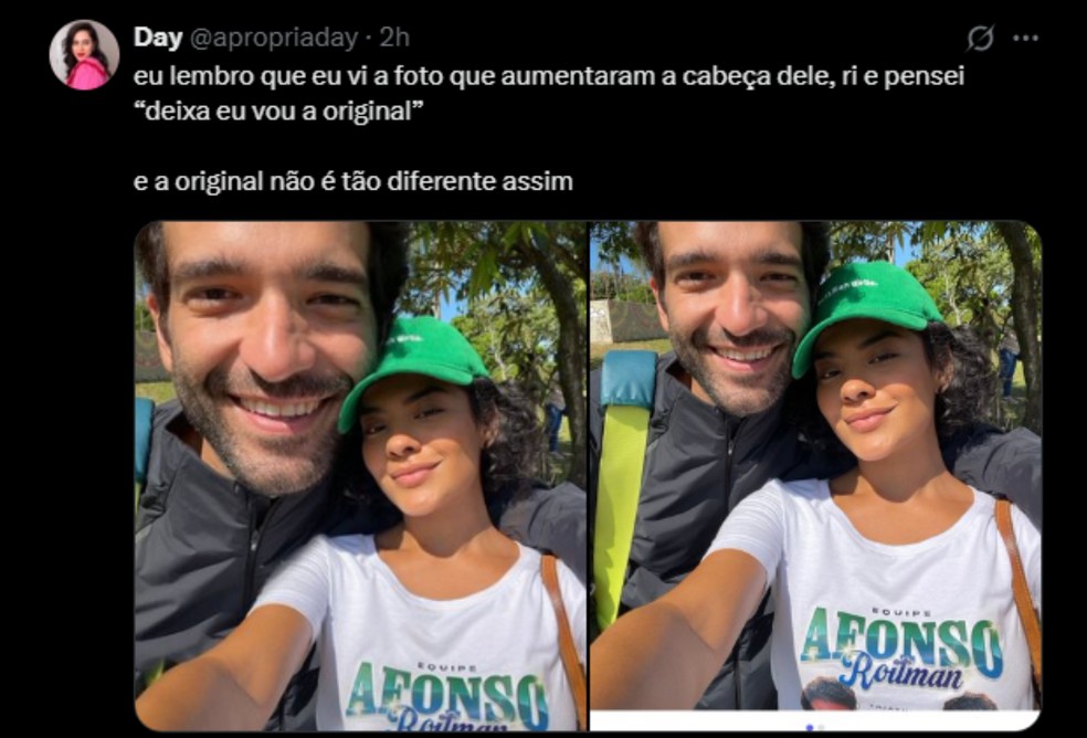 Humberto Carrão vira meme na web após foto com Bella Campos em 'Vale Tudo'