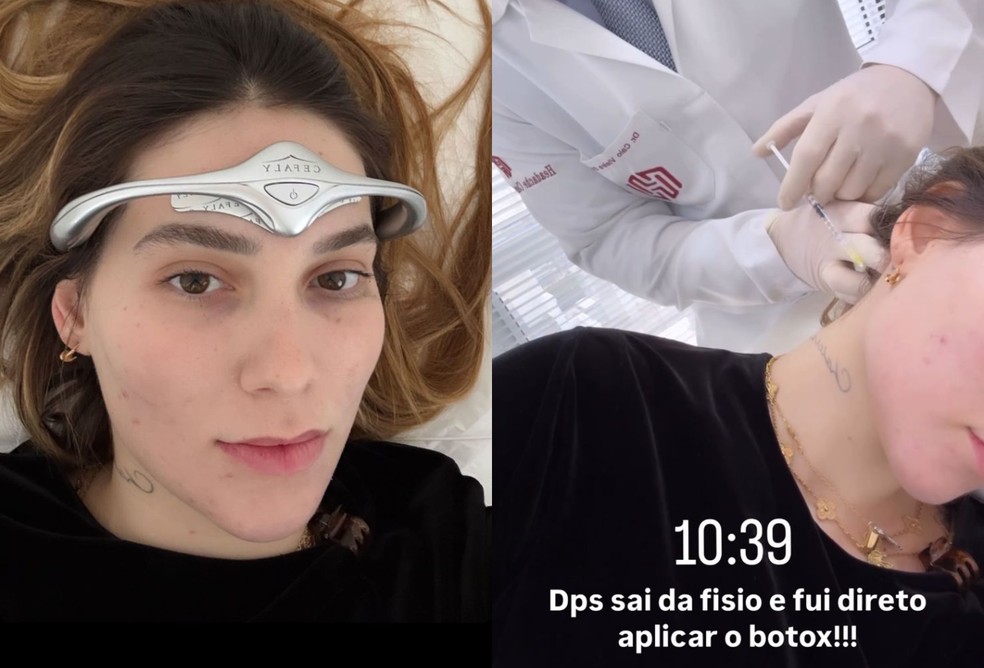 Virginia Fonseca faz compressa de gelo na cabeça após dor causada pelo ...