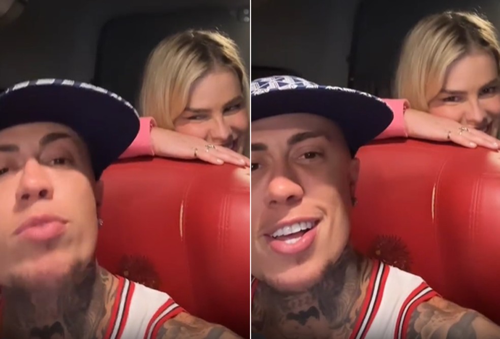 Yasmin Brunet participa de culto religioso na casa de MC Daniel