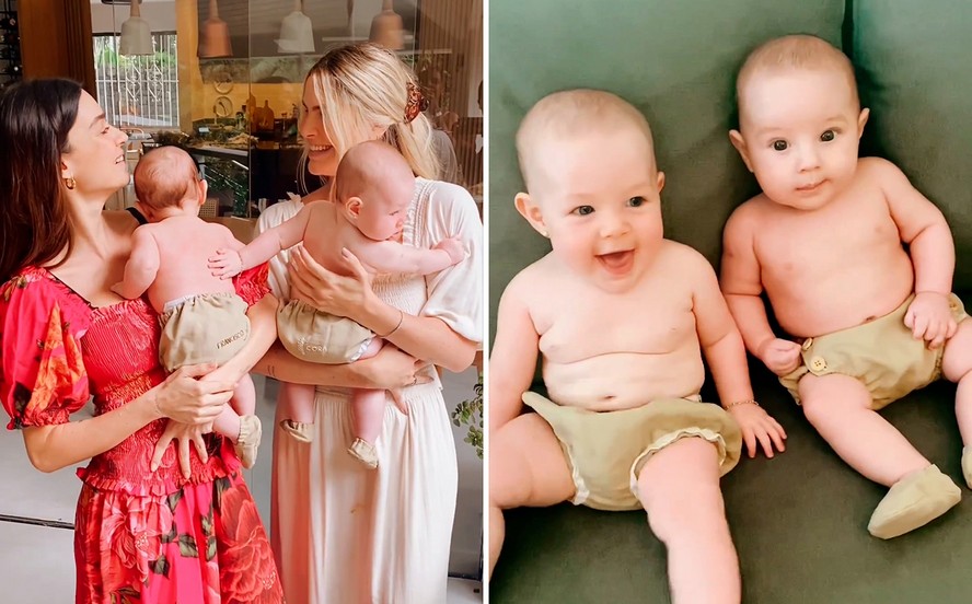 Thaila Ayala e Julia Faria dividem momentos marcantes da maternidade