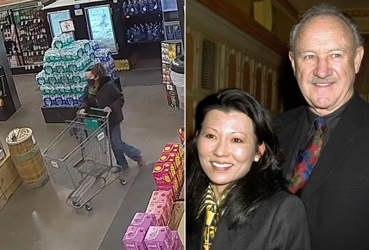 Câmeras de mercado mostram esposa de Gene Hackman um dia antes de morrer