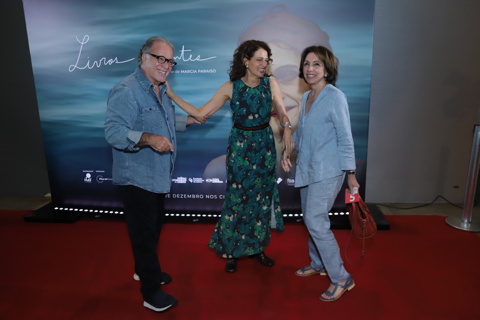 Tony Ramos e Lidiane, Fátima Bernardes e mais famosos vão à estreia de ...