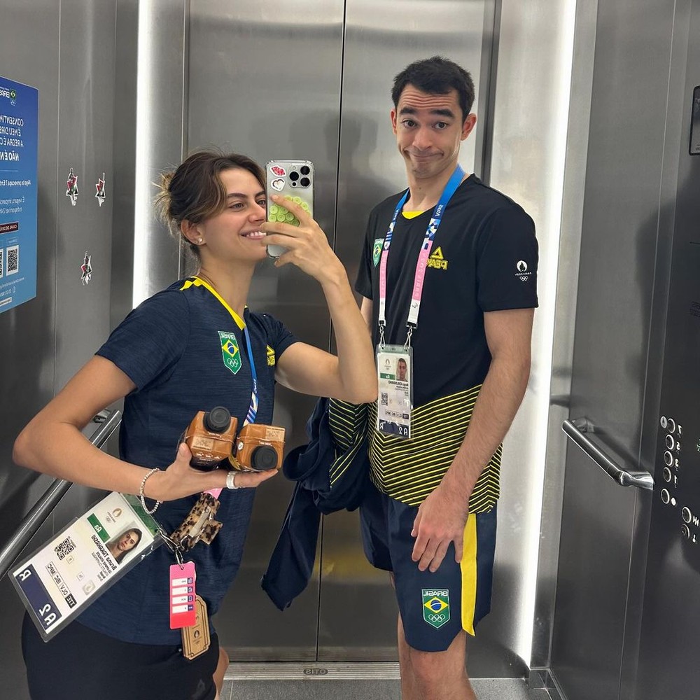 Namorada homenageia Hugo Calderano após atleta perder medalha no tênis ...