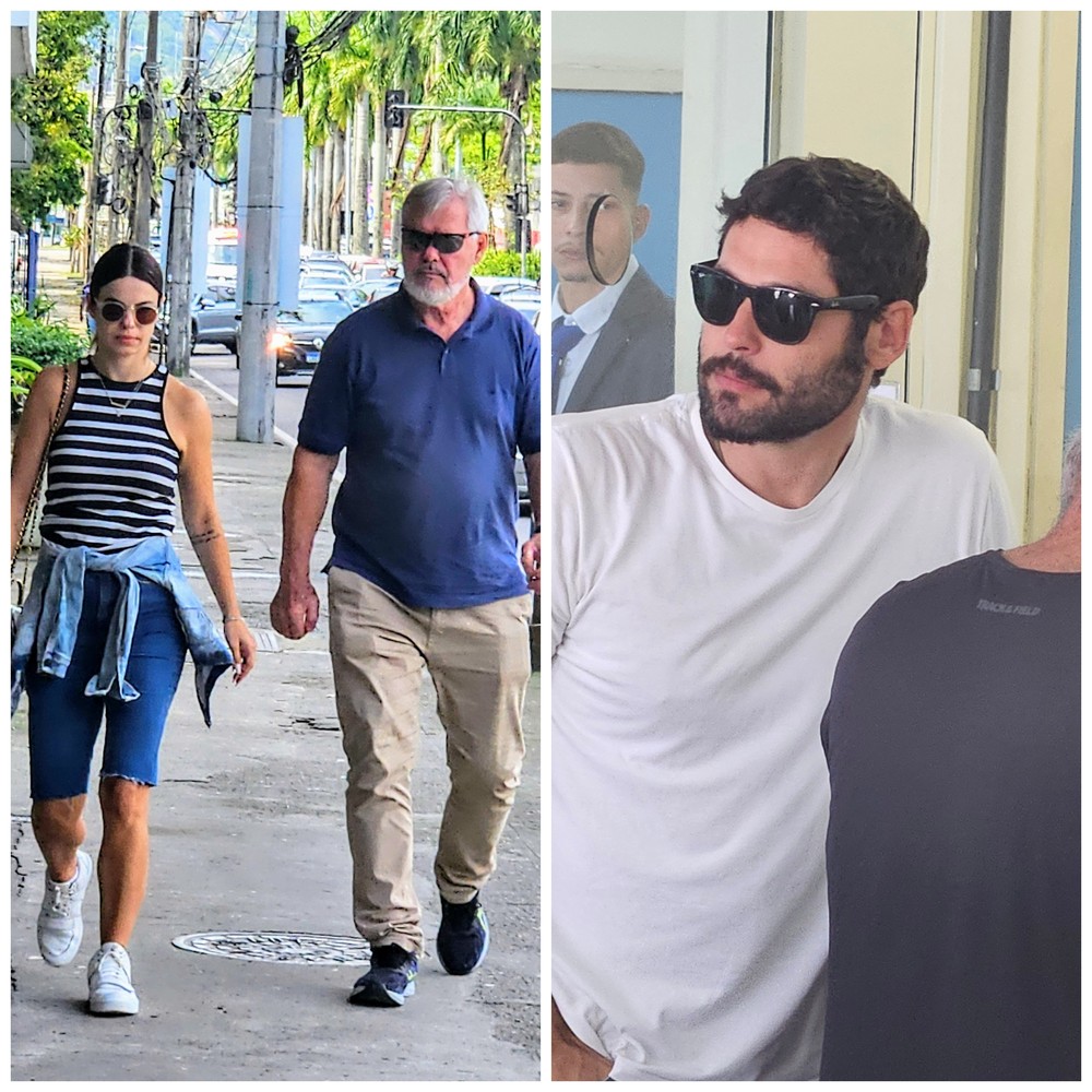Sthefany Brito e padrasto vão a hospital onde Kayky Brito está internado
