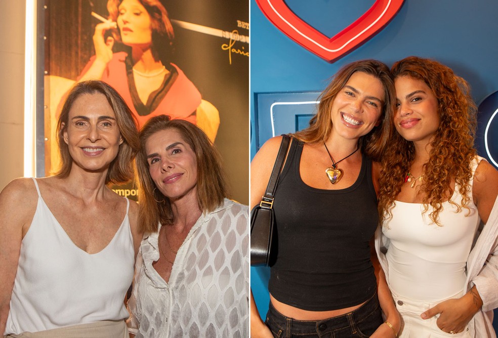 Beth Goulart ganha homenagem da neta e recebe amigos famosos em estreia ...