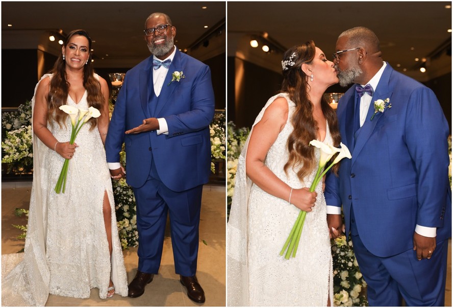 Péricles e Lidiane Faria reúnem famosos em renovação de votos para 300 ...