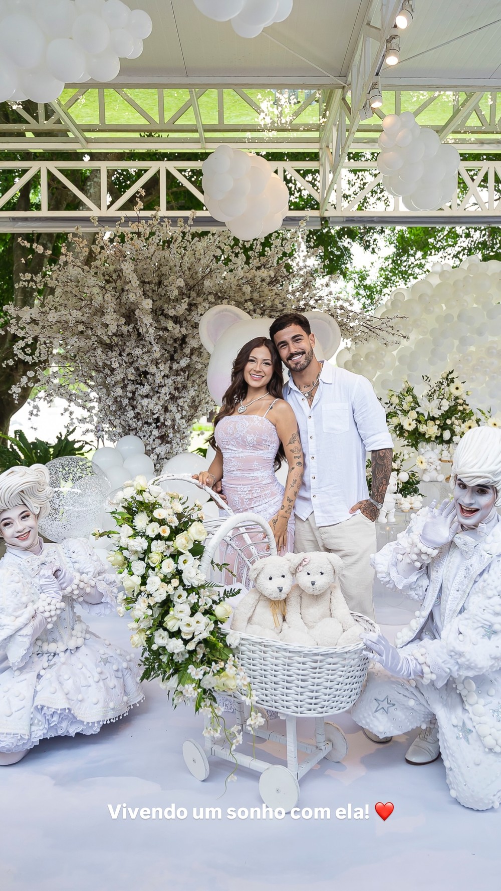 Nathalia Valente e Yuri Meirelles, de 'A Fazenda', fazem chá revelação ...