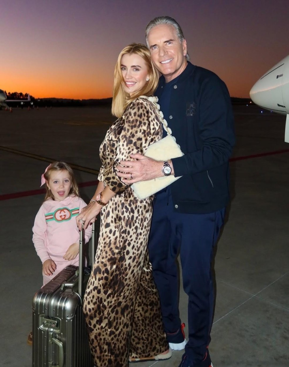 Roberto Justus e Ana Paula Siebert se hospedam em resort de esqui com ...