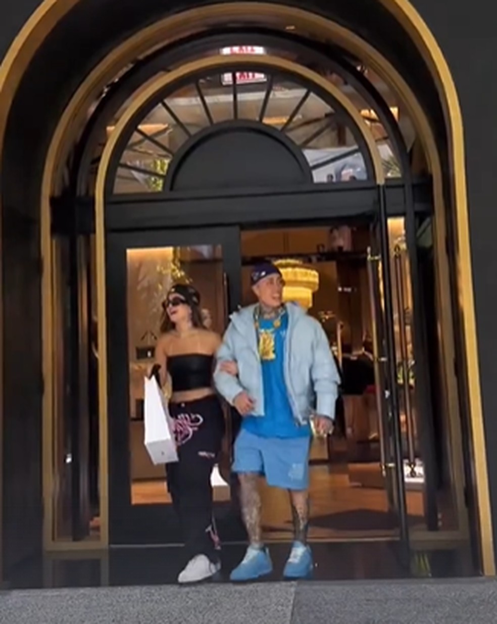 Mel Maia grava clipe com o namorado MC Daniel em Miami; vídeo