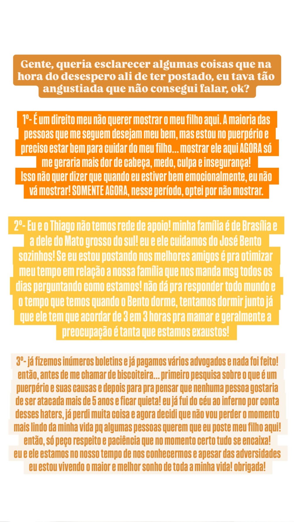 Gabi Prado responde críticas após choro e desabafo por foto do filho ...