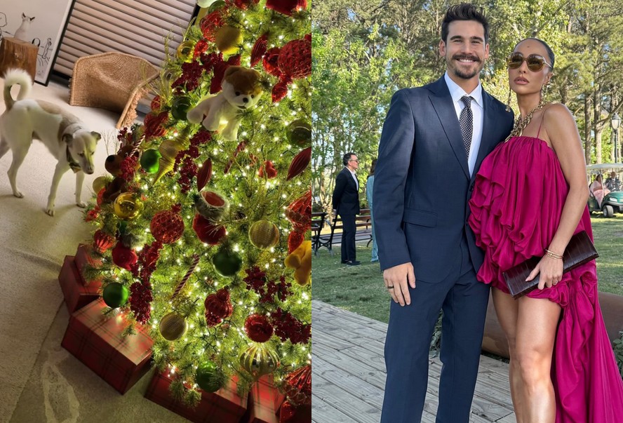 Sabrina Sato e Nicolas Prattes mostram árvore de Natal gigante com tema ...