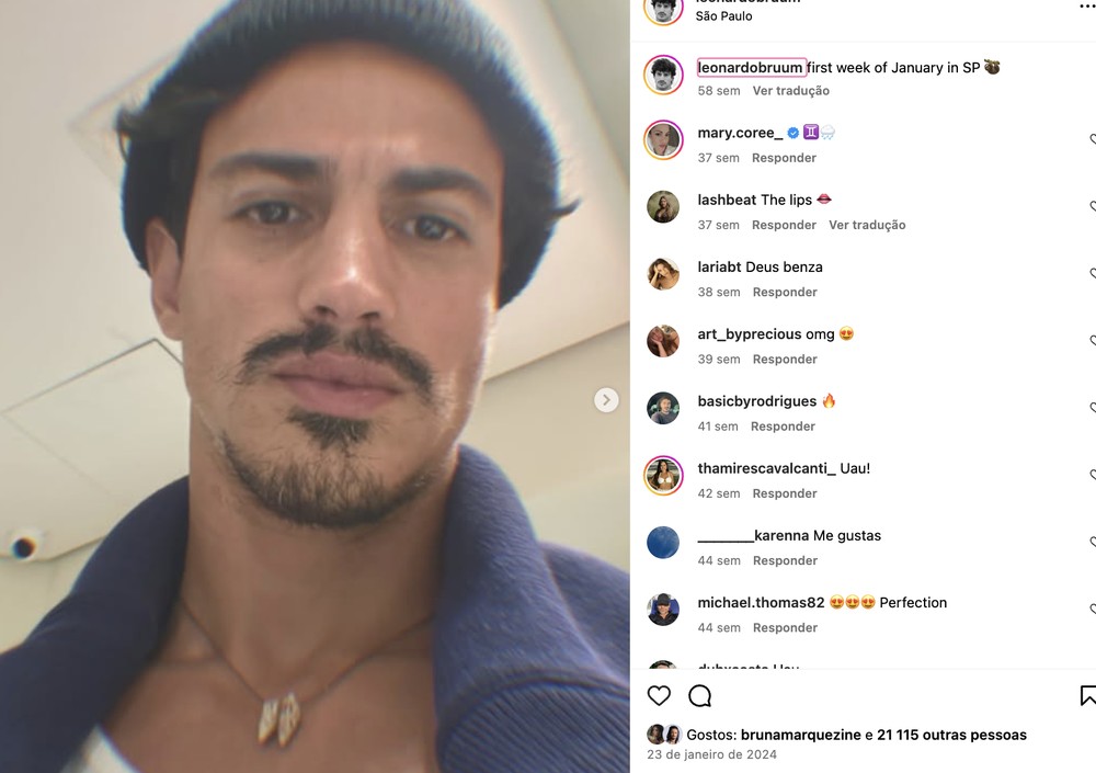 Bruna Marquezine curte posts de modelo após fim de namoro com João ...