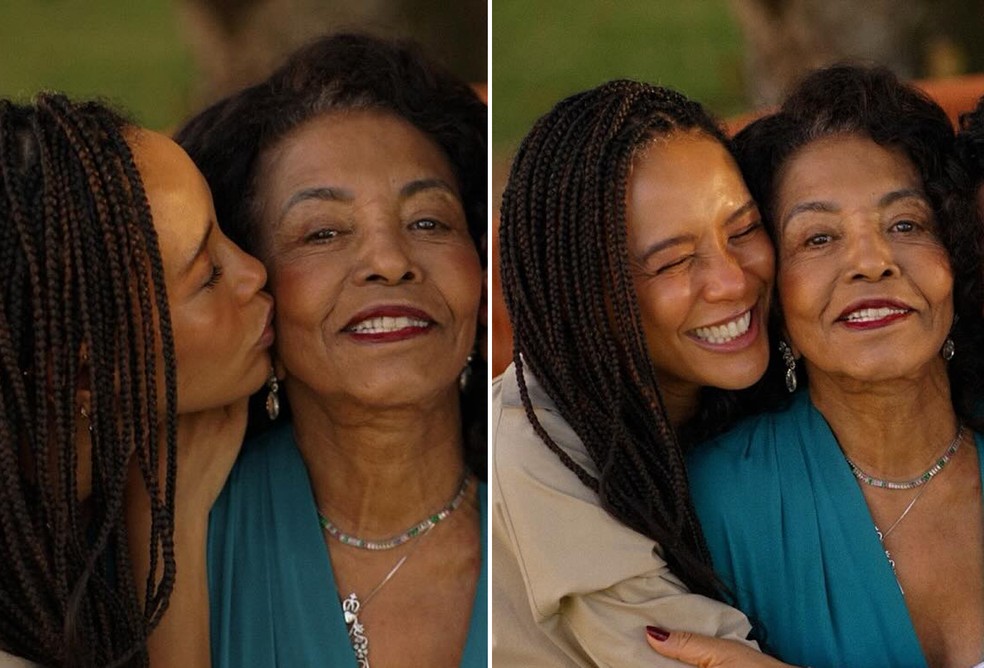 Taís Araujo parabeniza a mãe e web elogia beleza: 'Filha teve a quem ...