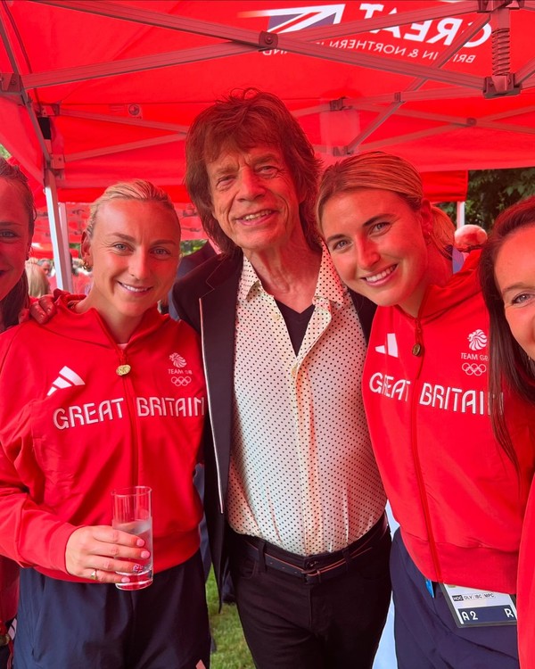 Mick Jagger se encontra com atletas do Reino Unido, e brasileiros ...