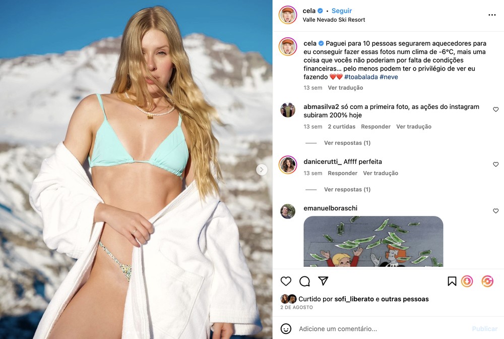 Famosa por personagem de jovem milionária, Cela Lopes revela origem pobre: 'Ia para escola pela ...