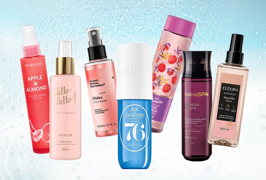 Doce, fresco, marcante: um guia para todos os gostos de body splash para o verão