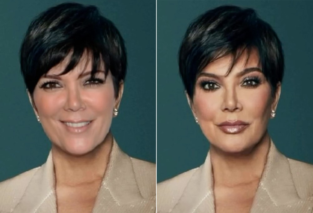 Designer viraliza ao 'devolver' rosto das Kardashians antes das plásticas